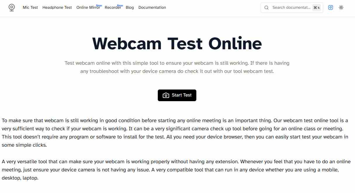 Webcam Recorder - Record Video Online